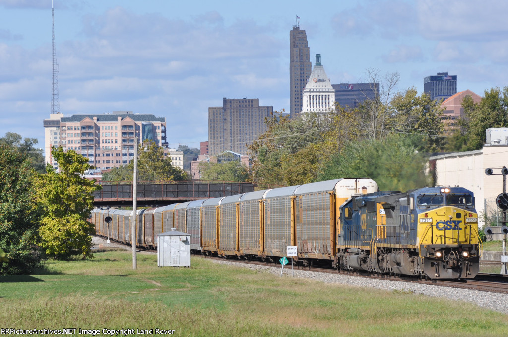 CSXT ExCon 7351 On CSX Q 243 Southbound